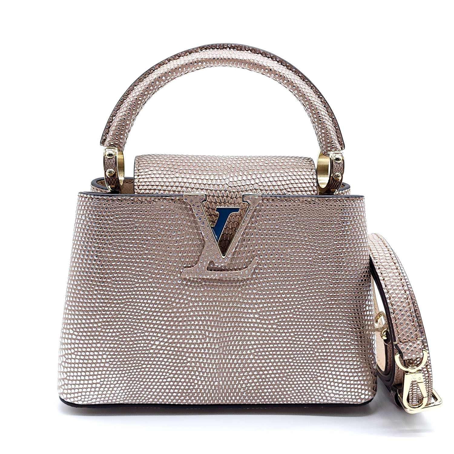 Louis Vuitton Capucines Mini Lezard – Dr. Runway